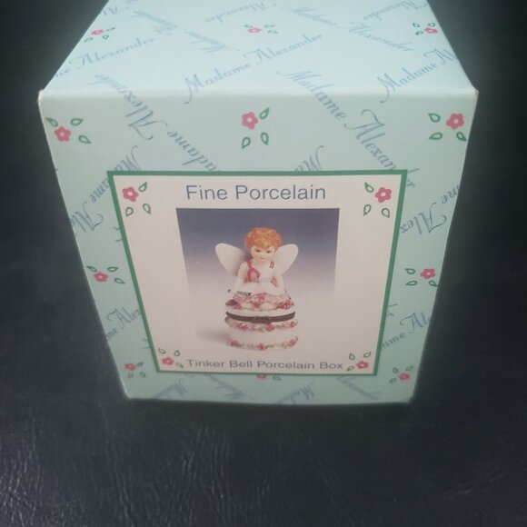 Madame Alexander | Accents | Madame Alexander Porcelain Tinkerbell Box ...